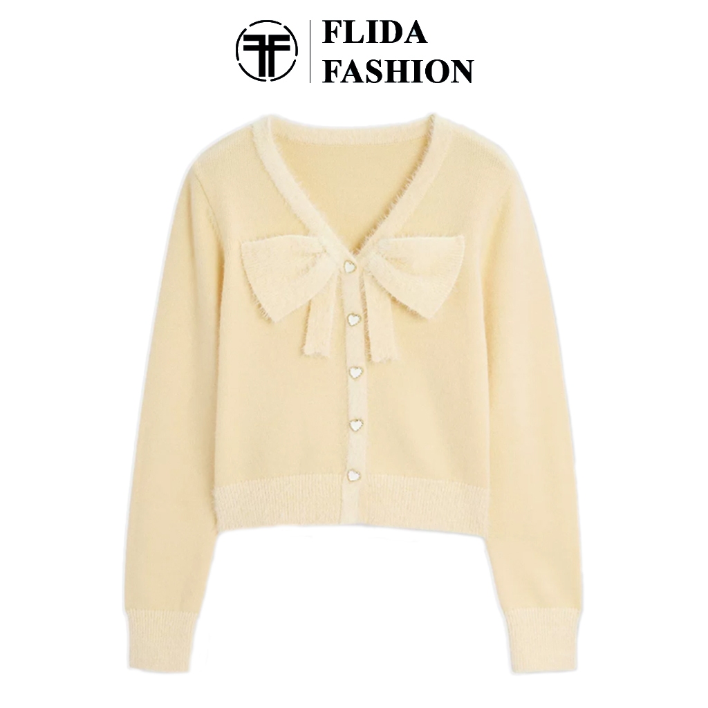 Jual FLIDA FASHION B194 cardigan rajut wanita lengan panjang kancing ...