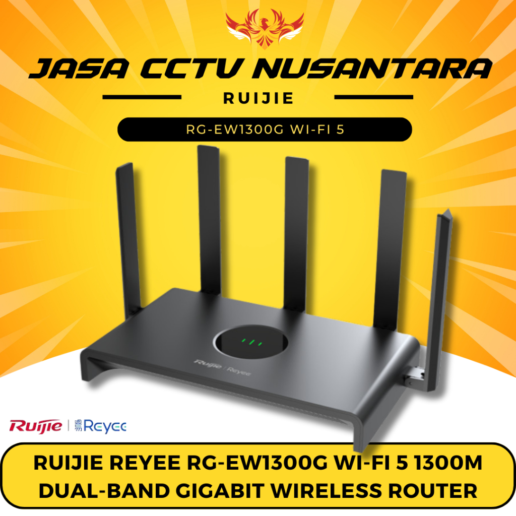 Jual Ruijie RG-EW1300G 1300M Wi-Fi 5 Dual-band Gigabit Mesh Router ...