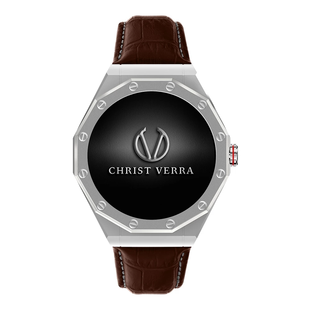 Jual Jam Tangan Pria Tali Kulit Christ Verra CV BEYOND 0421 SLV ...