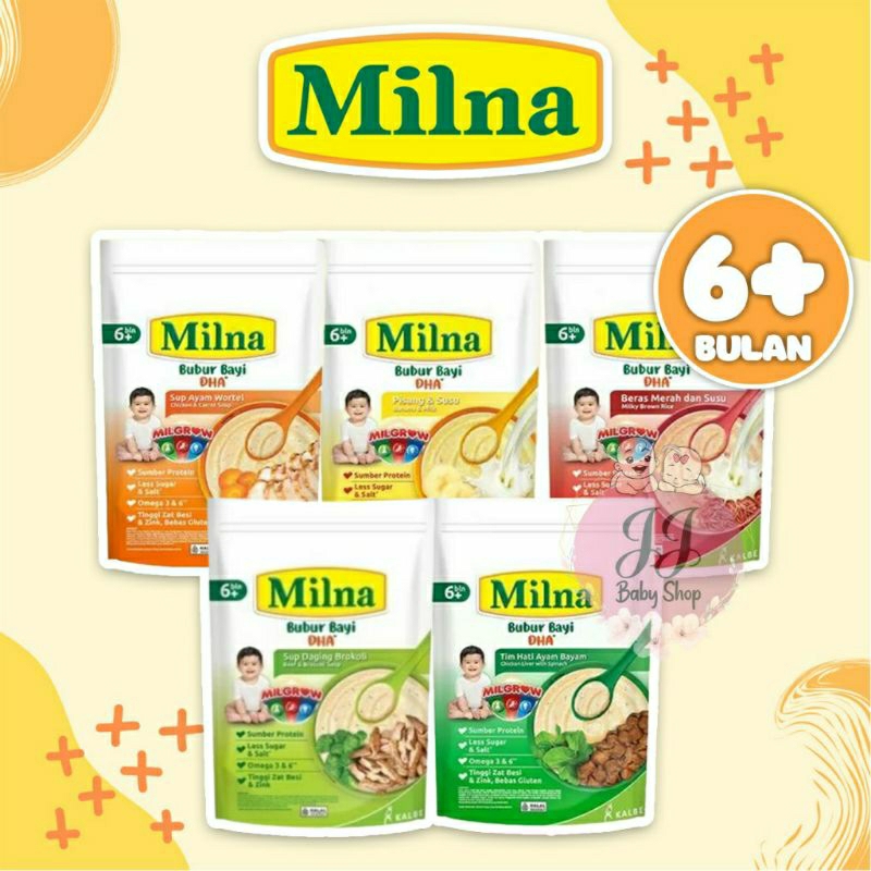 Jual Milna bubur bayi 6-12 bulan / milna goodmil 6-12 bulan / 8-12 ...