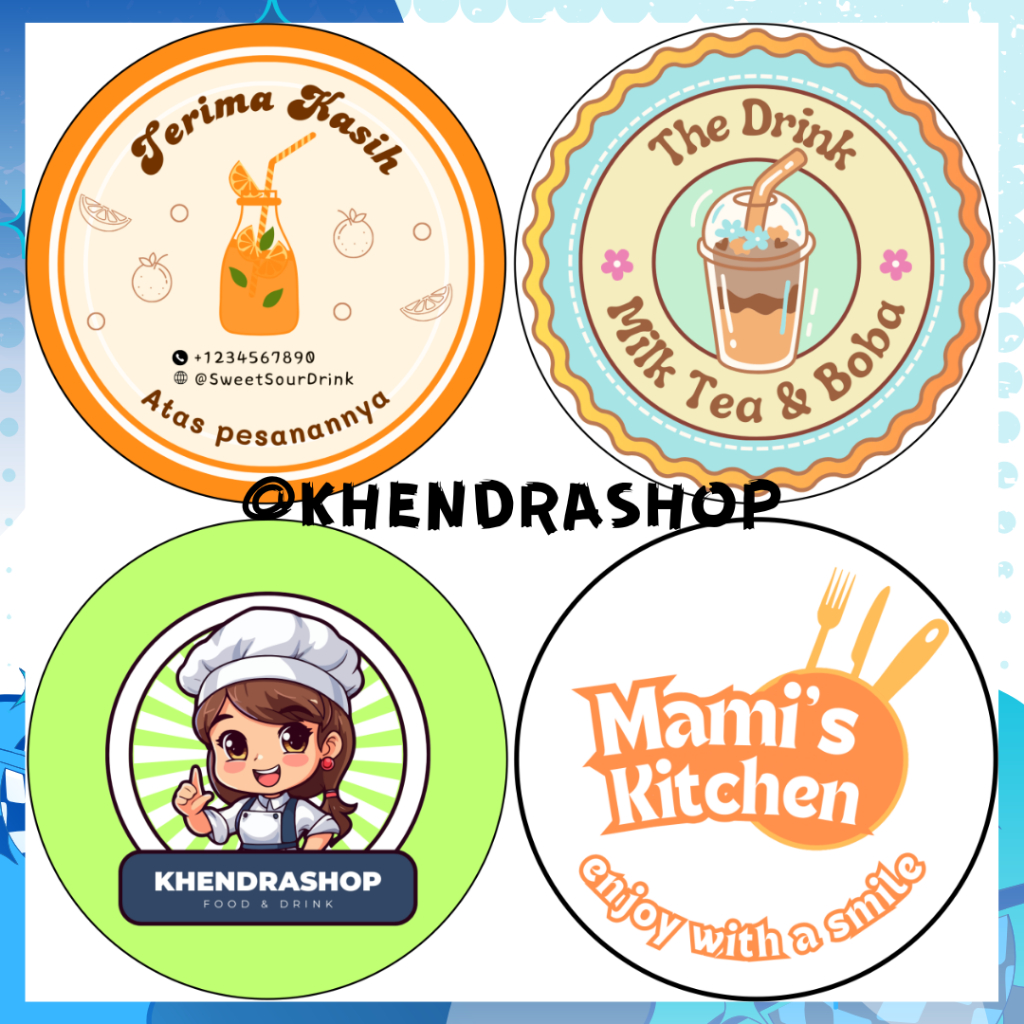 Jual STIKER LABEL KUE LEBARAN DAN MAKANAN | Shopee Indonesia