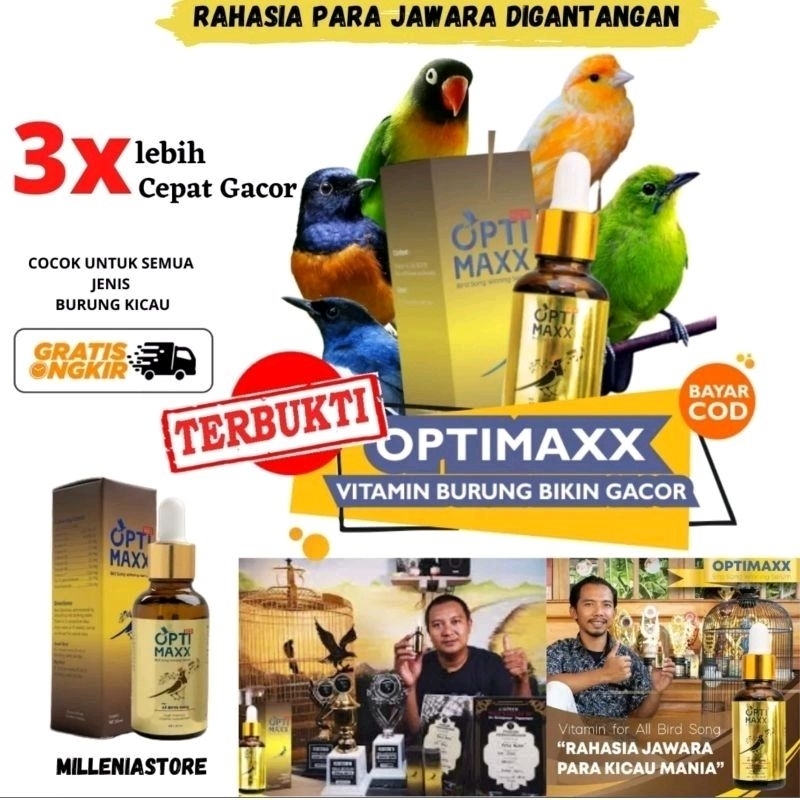 Jual Optimaxx opti max vitamin burung murai kacer cak ijo anis jenggot ...