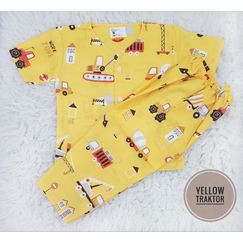 Jual Piama Katun Anak Stelan Piama Anak 3-5Tahun | Shopee Indonesia