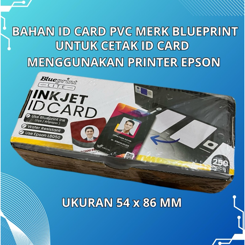 Jual Bahan ID Card PVC Merk blueprint | Shopee Indonesia