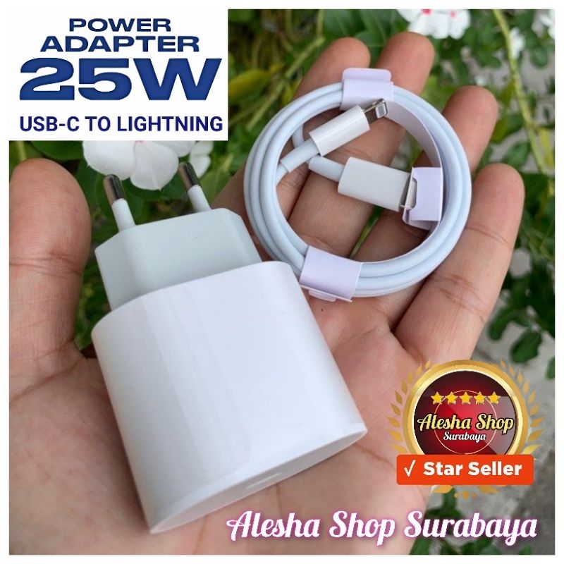 Jual Charger Made For iPhone USB-C 25W ORI Fast Charging & Kabel Type-C ...