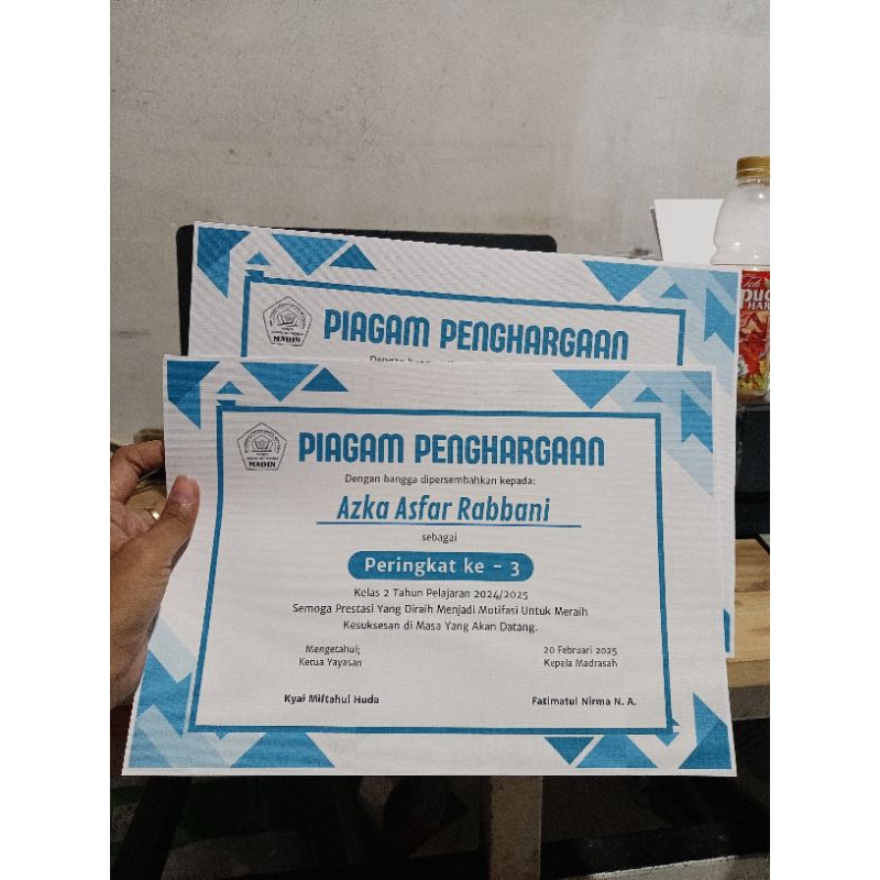 Jual Cetak Piagam|Murah | Shopee Indonesia