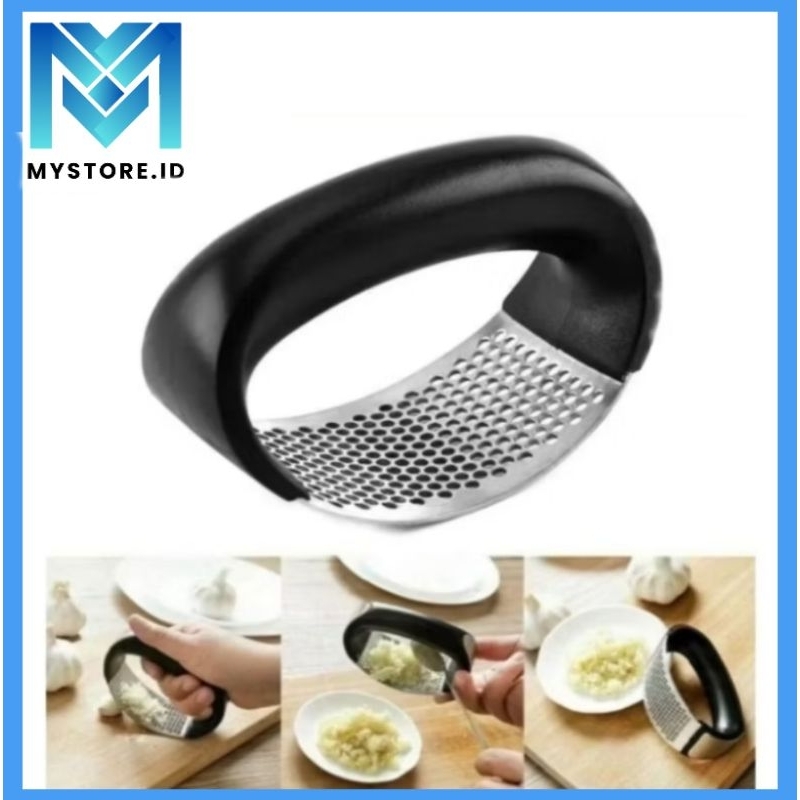 Jual Alat Peras Penghancur Bawang Stainless/Garlic Presser Crusher ...