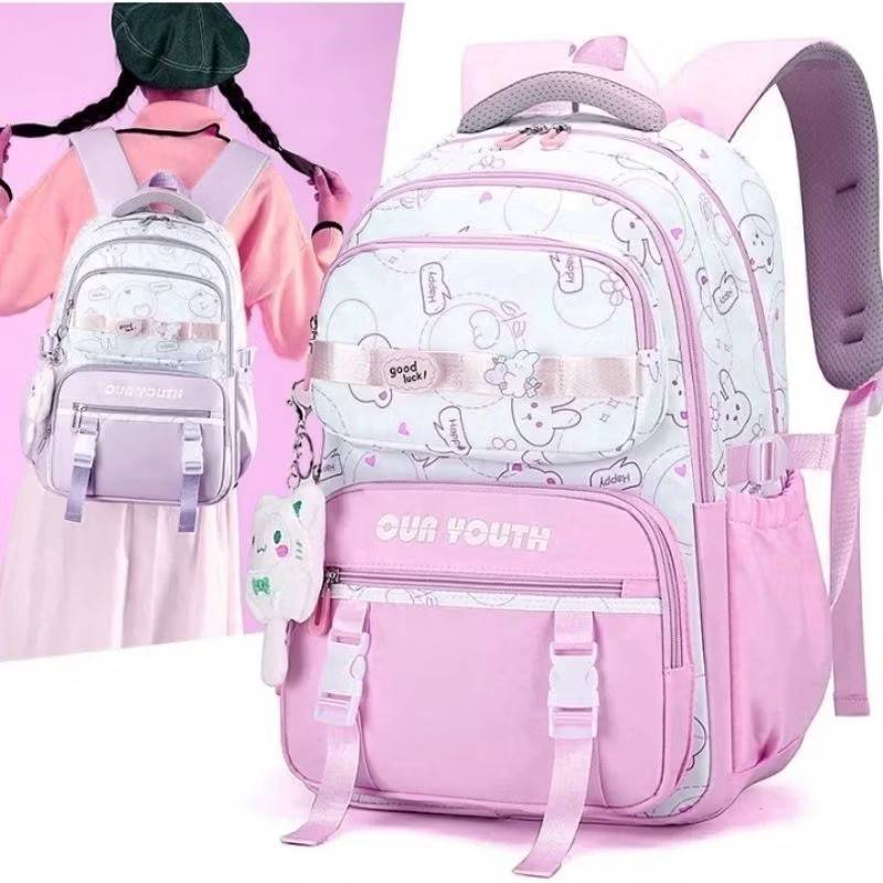 Jual THICK CLOTH - Tas Ransel Backpack Anak Sekolah Perempuan SD SMP SMA Tas Kanvas Anak ...