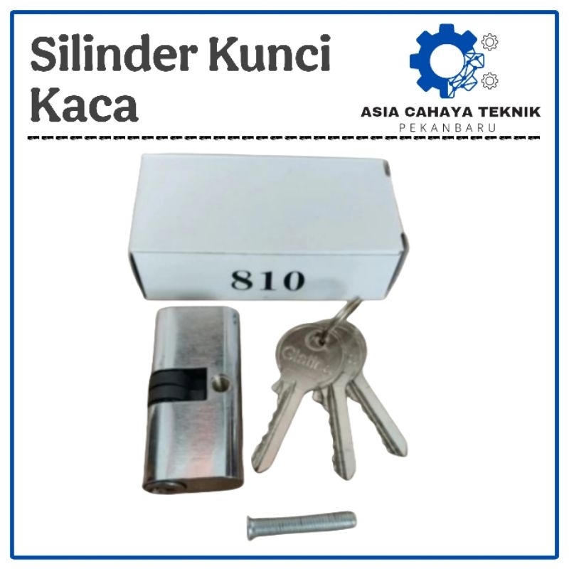 Jual Silinder Kunci Pintu Alumunium Oval / Anak Kunci Pintu Kaca Alma ...
