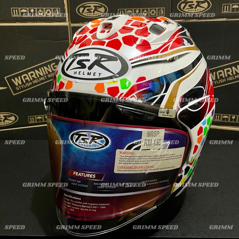 Jual HELM TSR VZ RAM NAKAGAMI GP2 | Shopee Indonesia