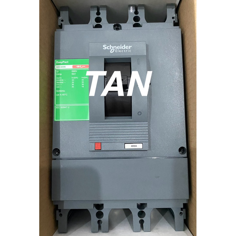 Jual MCCB EZC400N 3P 400A/350A/320A/300A SCHNEIDER | Shopee Indonesia