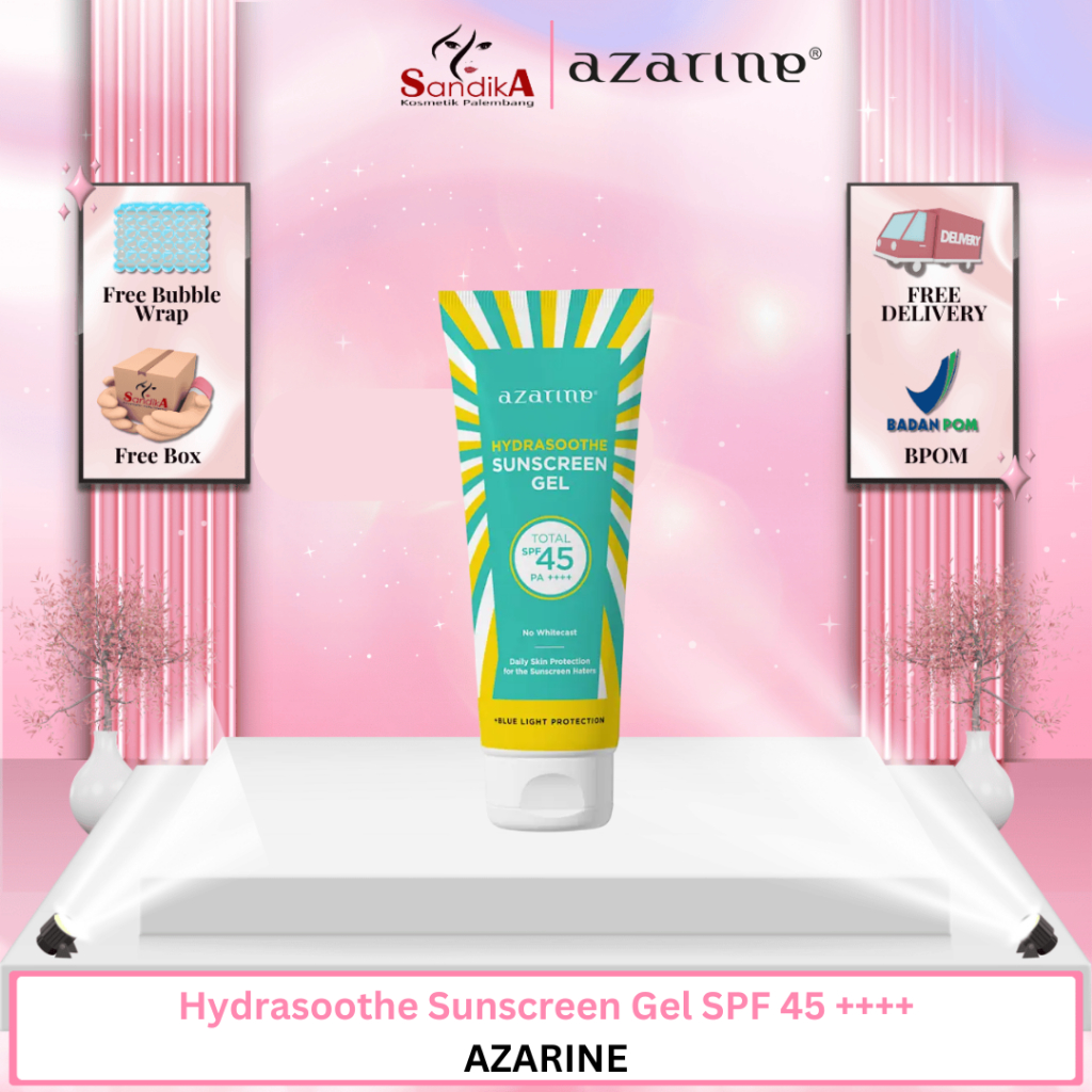 Jual AZARINE HYDRASOOTHE SUNSCREEN GEL SPF 45 PA++++ Sunscreen | Shopee ...