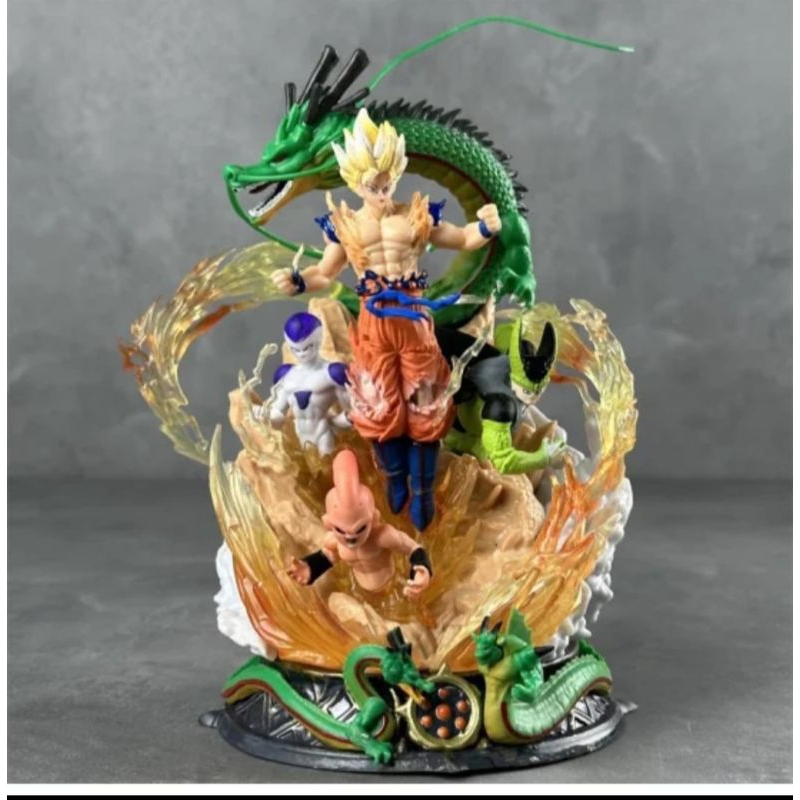 Jual action figure DB Goku dragon standing | Shopee Indonesia