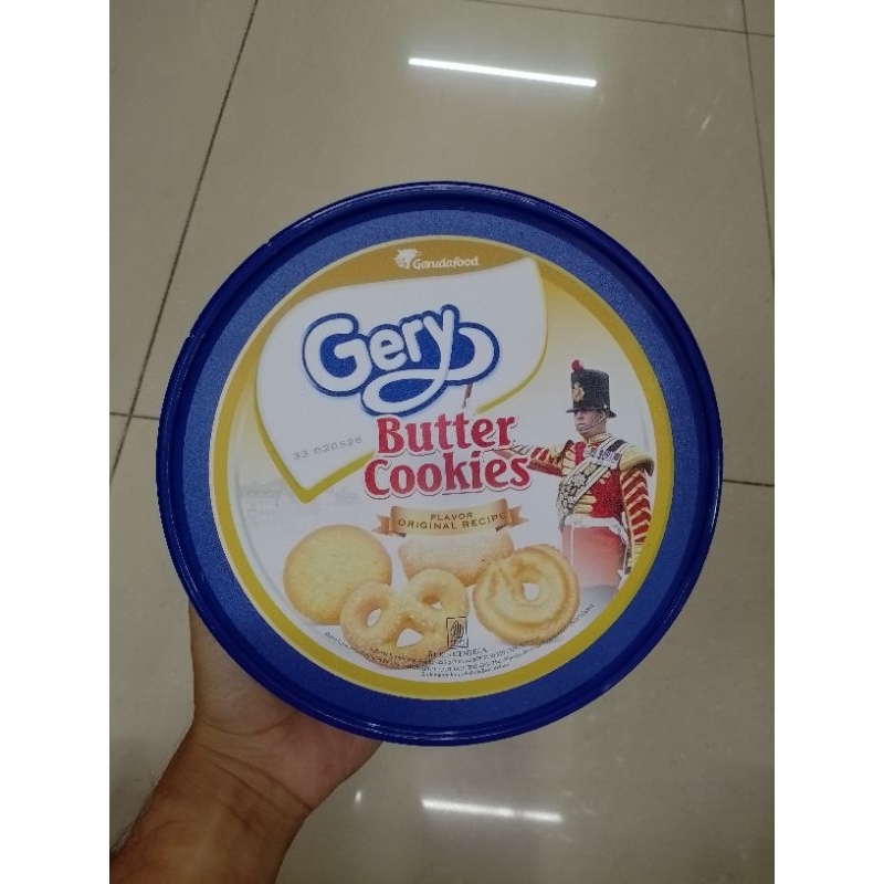 Jual Gery Butter Cookies 225g Kemasan Ember | Shopee Indonesia