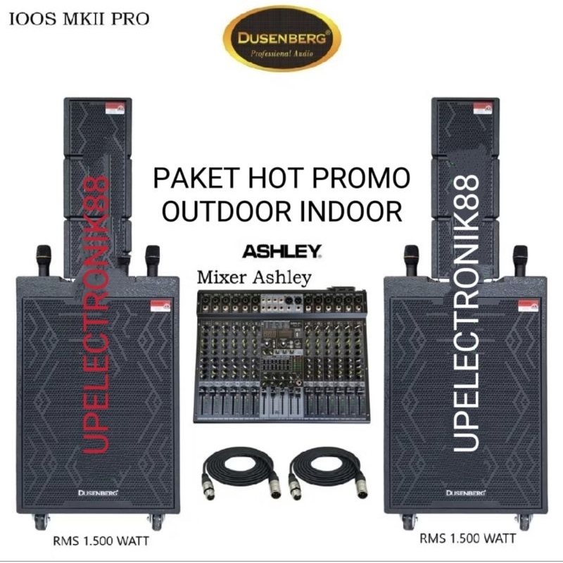 Jual Paket Sound System Outdoor Indoor 15" Dusenberg IOOS MKII PRO ...