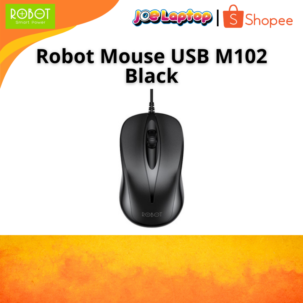 Jual Robot Mouse USB M102 Black | Shopee Indonesia