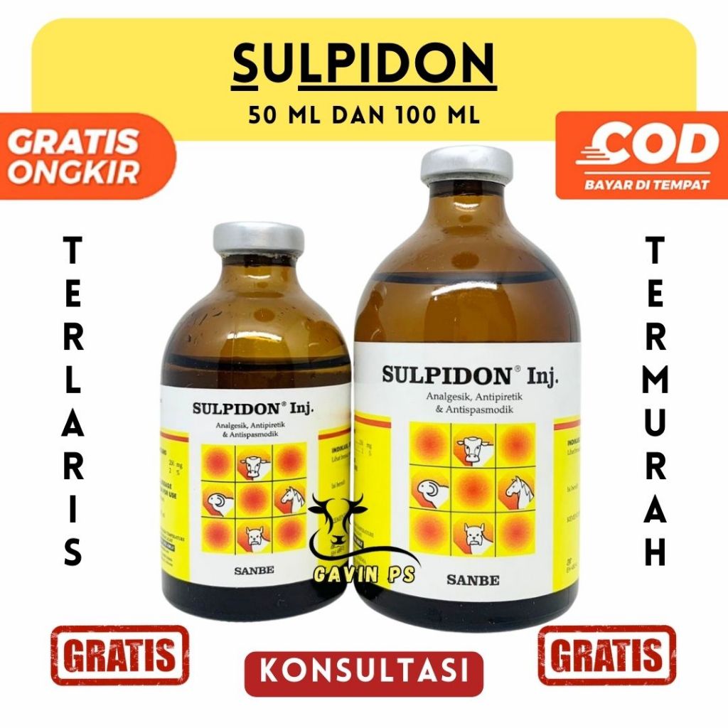 Jual SULPIDON Inj. 50 ml dan 100 ml - Obat Analgesik, Antipiretik dan ...