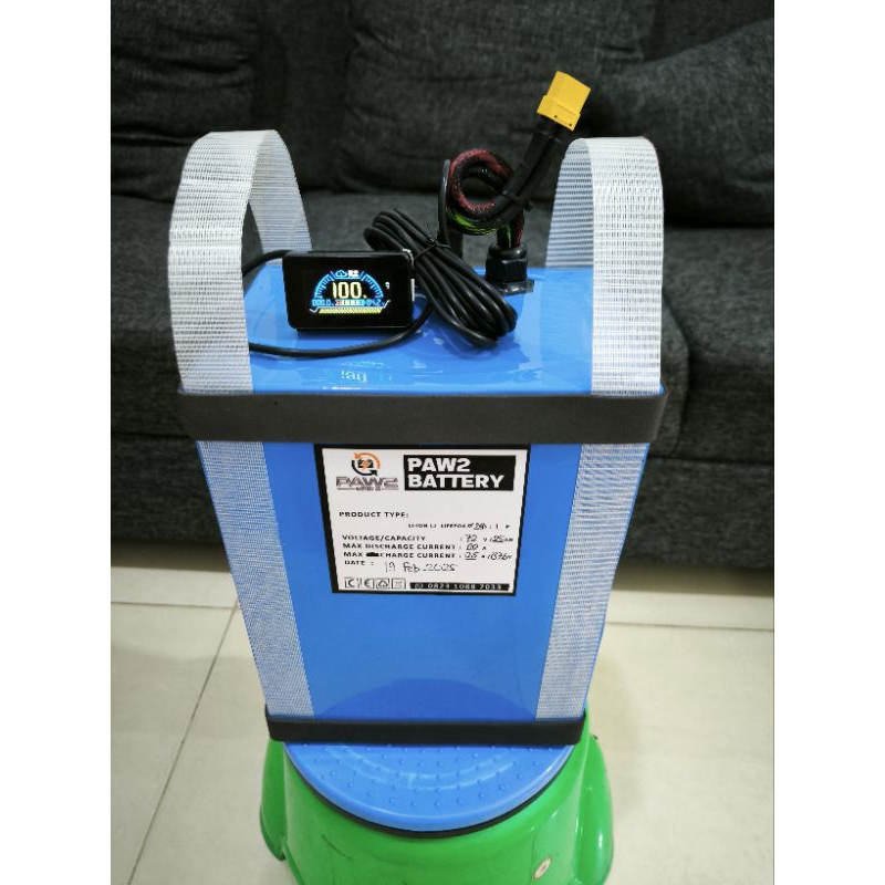 Jual Batere pack lifepo4 72v25aH BMS JK 80a+ lcd | Shopee Indonesia