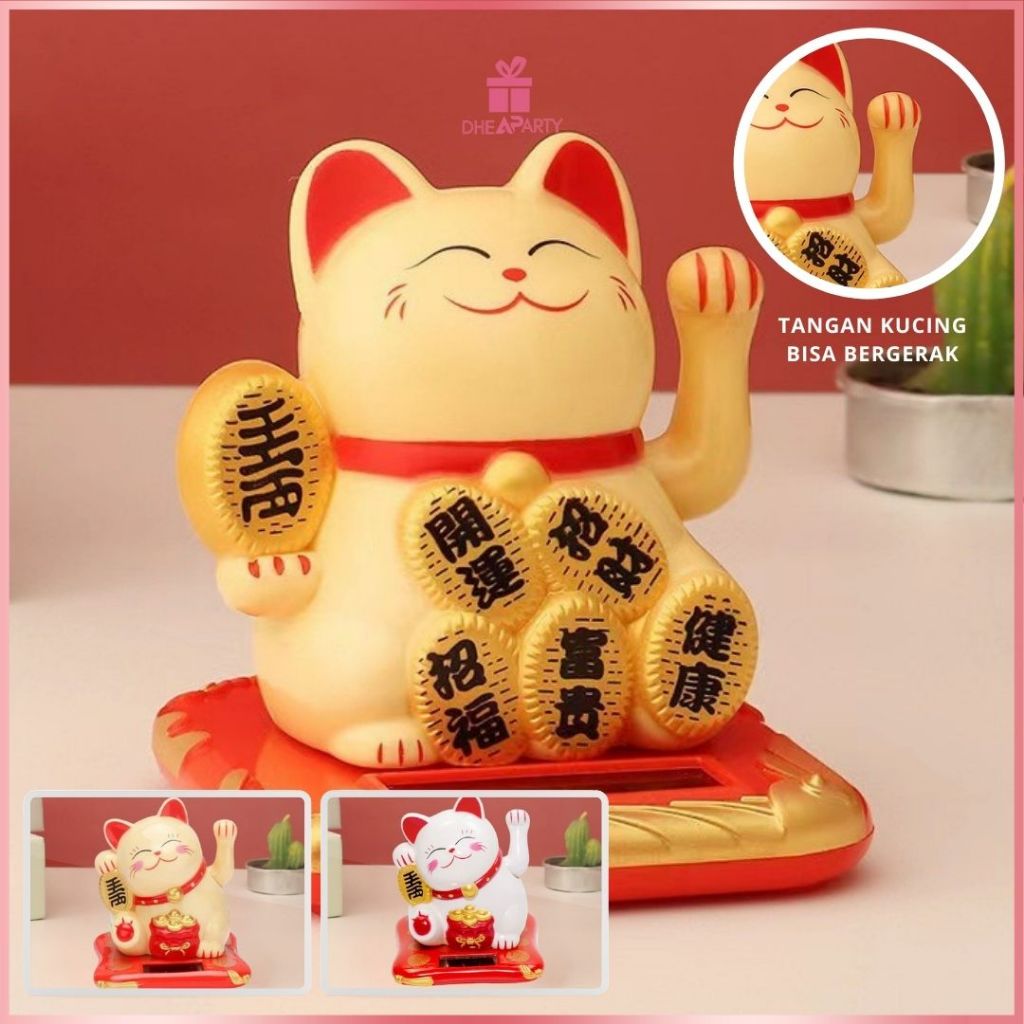 Jual DP Patung Kucing Feng Shui Keberuntungan Melambai / Maneki Neko ...