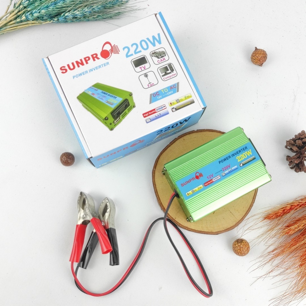 Jual Inverter Sunpro 220W Power Inverter DC To AC Sunpro 220 Watt ...