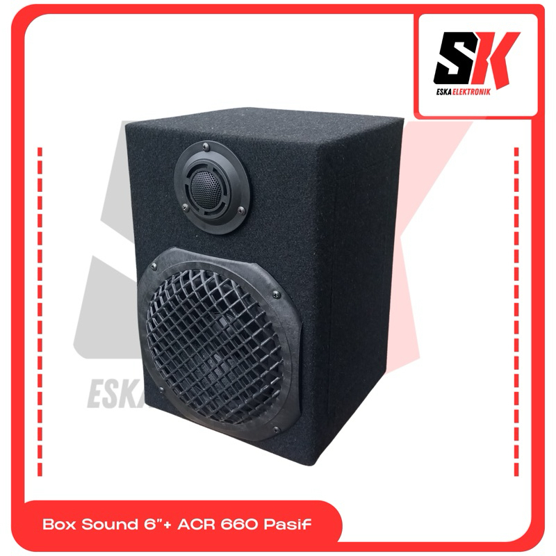 Jual Paket Box sound 6 inch + ACR 660 free grill plastik pasif box ...