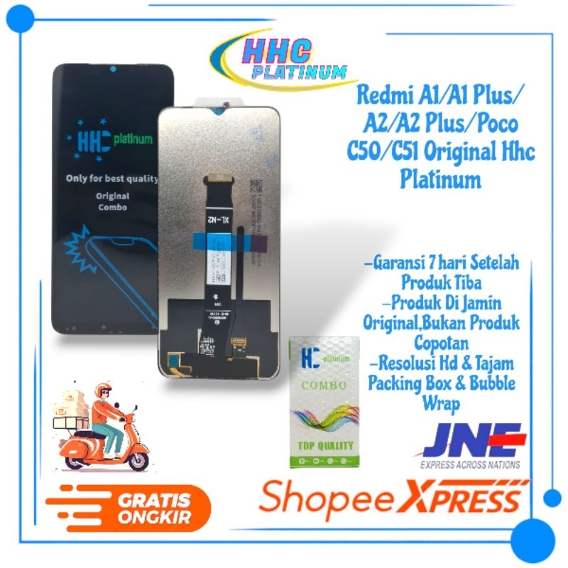 Jual LCD TOUCHSCREEN REDMI A1/A1 PLUS/A2/A2 PLUS/POCO C50/C51 ORIGINAL ...