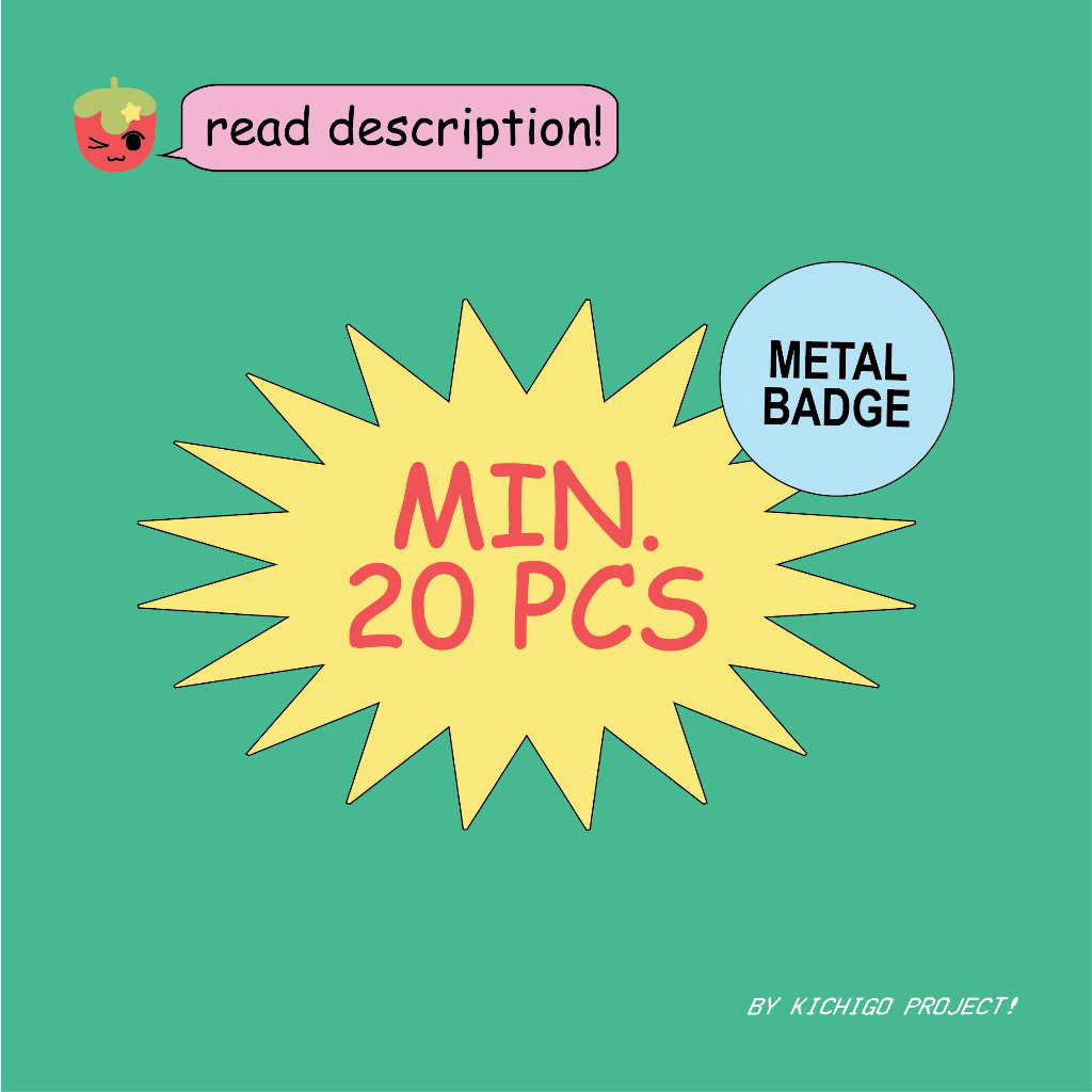 Jual [MIN 20] [CUSTOM CETAK] HEART Metal Badge | STAR Metal Badge ...