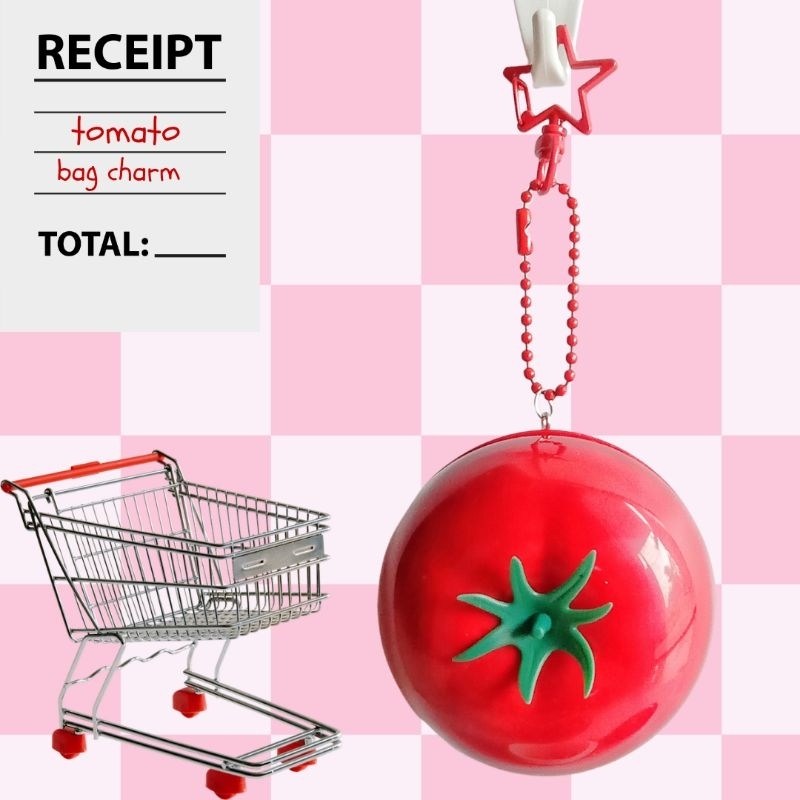 Jual [READY] tomato bag charm | mini storage | Shopee Indonesia