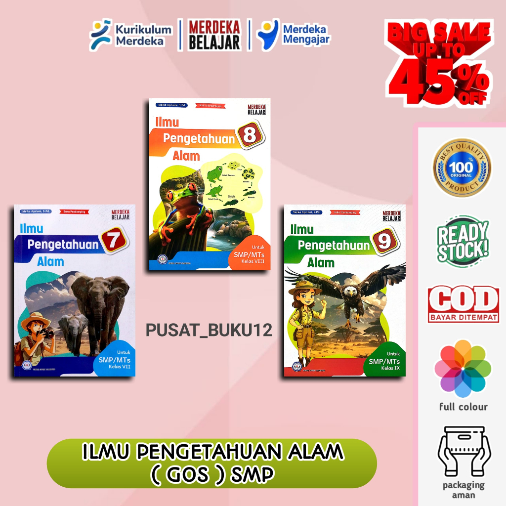 Jual Buku Siswa Pendamping IPA Kelas 7,8,9 SMP Kurikulum Merdeka - Global Offset Sejahtera ...