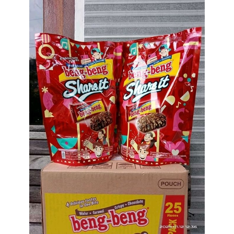 Jual ( REAL ) BENG - BENG SHARE IT 1 KARTON (DUS) ISI 6 POUCH | BENG ...