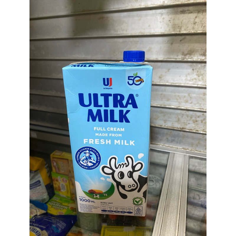 Jual SUSU UHT FULL CREAM MERK ULTRA MILK | Shopee Indonesia