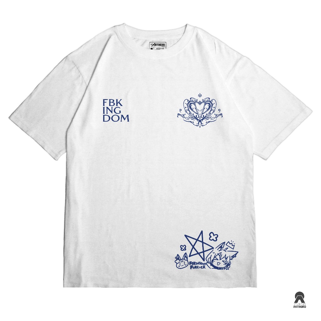 Jual Kaos Fubuki Shirakami FBKingdom Fox Hololive Vtuber T-Shirt Cotton Combed 24s Baju Jepang ...