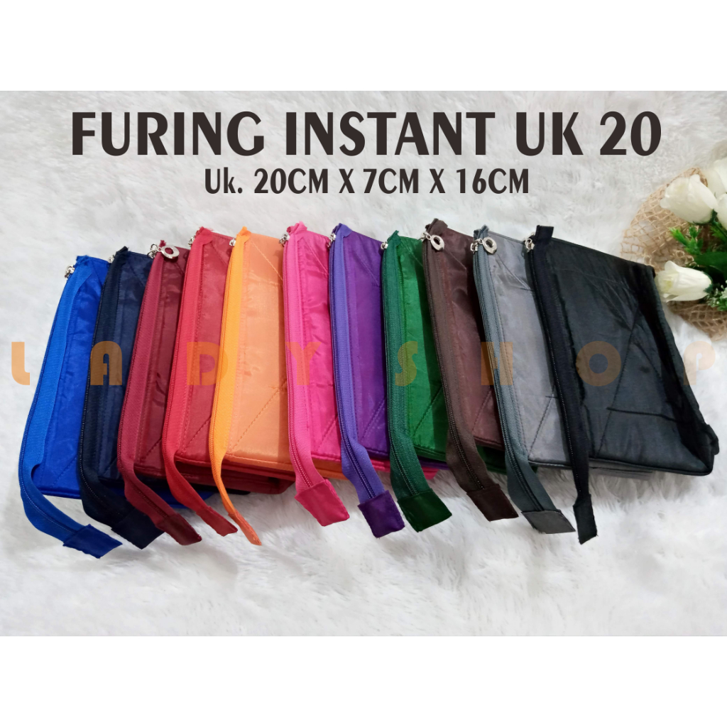 Jual INNER TAS INSTAN / DALEMAN TAS RAJUT / FURING TAS INSTAN 20CM ...