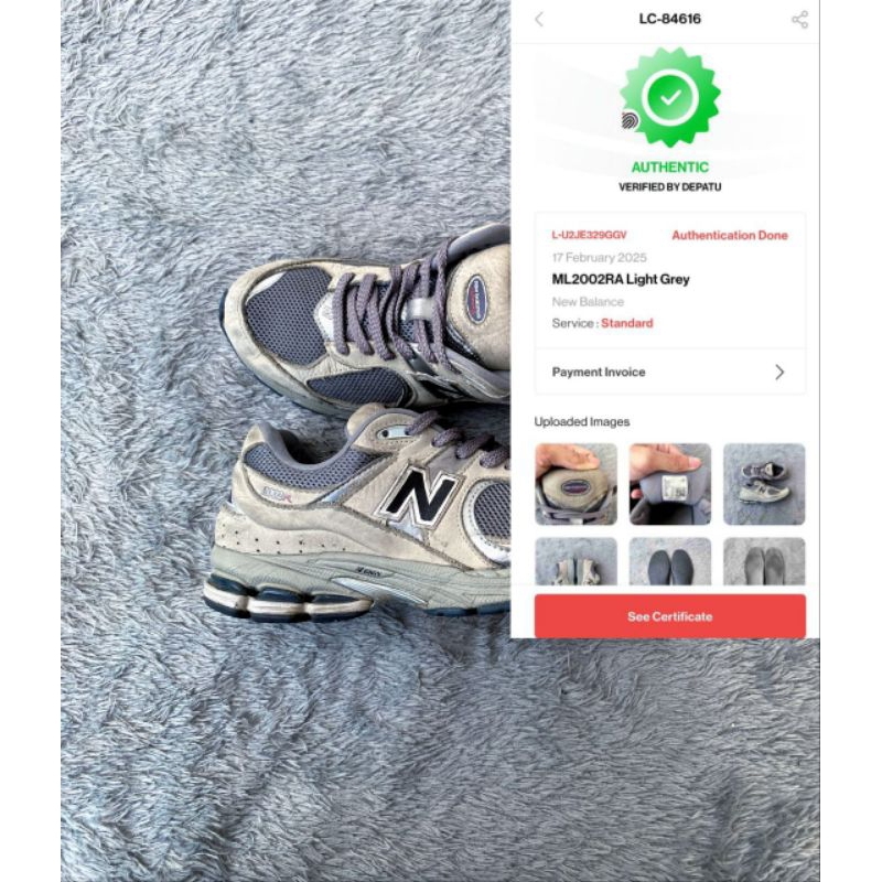Jual Sepatu New Balance NB 2002R Light Grey (ML2002RA) Original ...