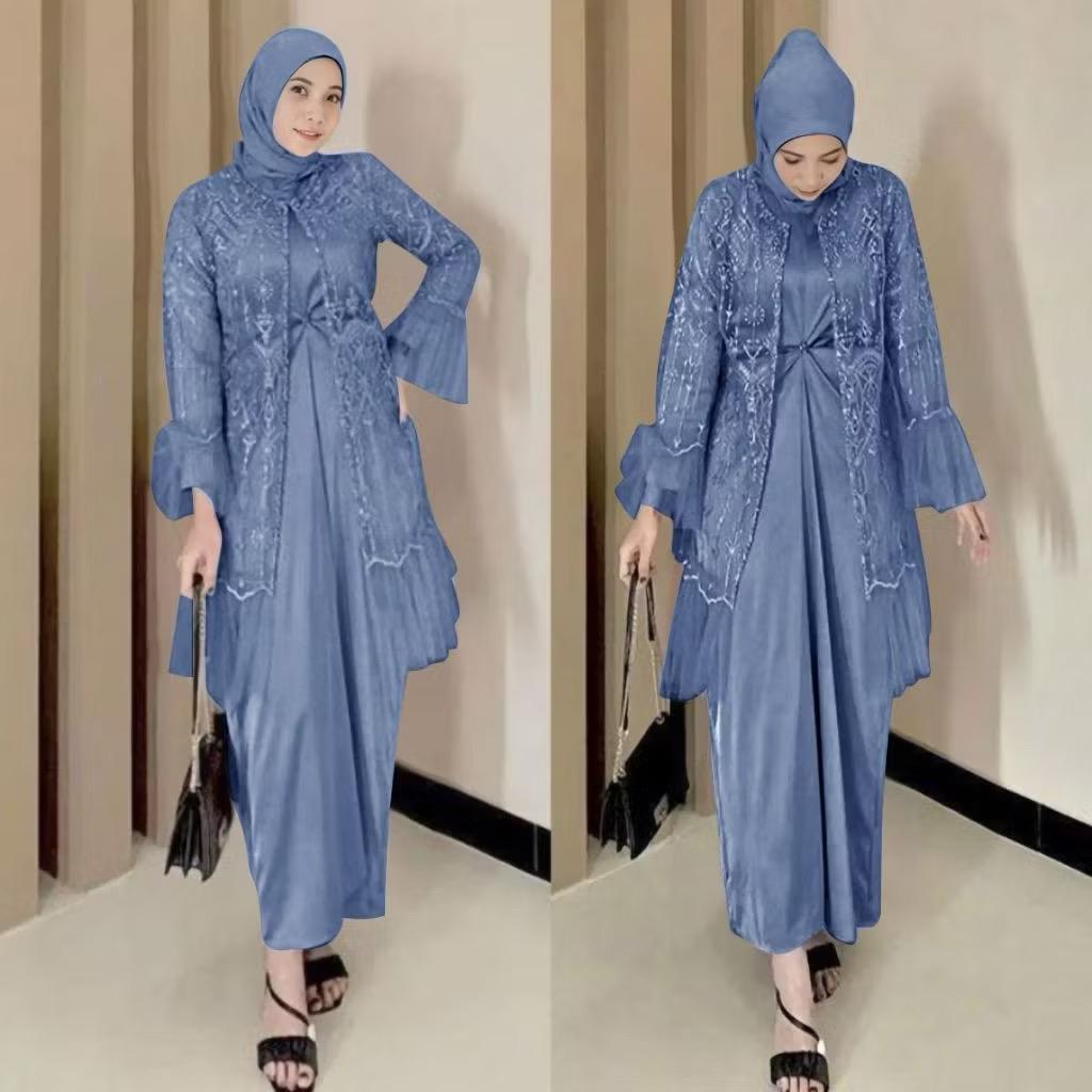 Jual MAXI MARTA (M-XXL) GAMIS BRUKAT KEBAYA 2IN1 GAMIS LEBARAN GAMIS MURAH GAMIS PESTA KONDANGAN ...