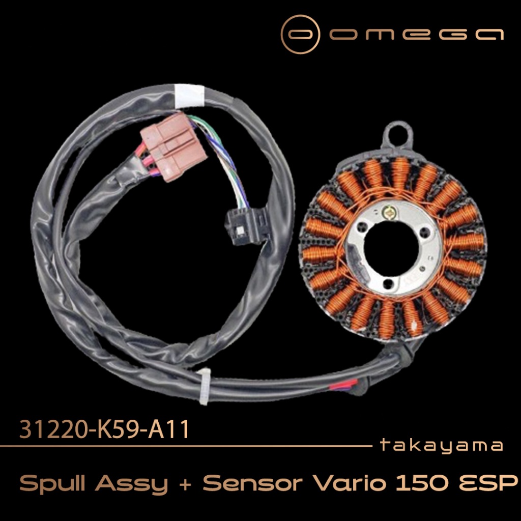 Jual Takayama Spool Spull Stator Assy Komplit + Sensor Vario 150 ESP ...