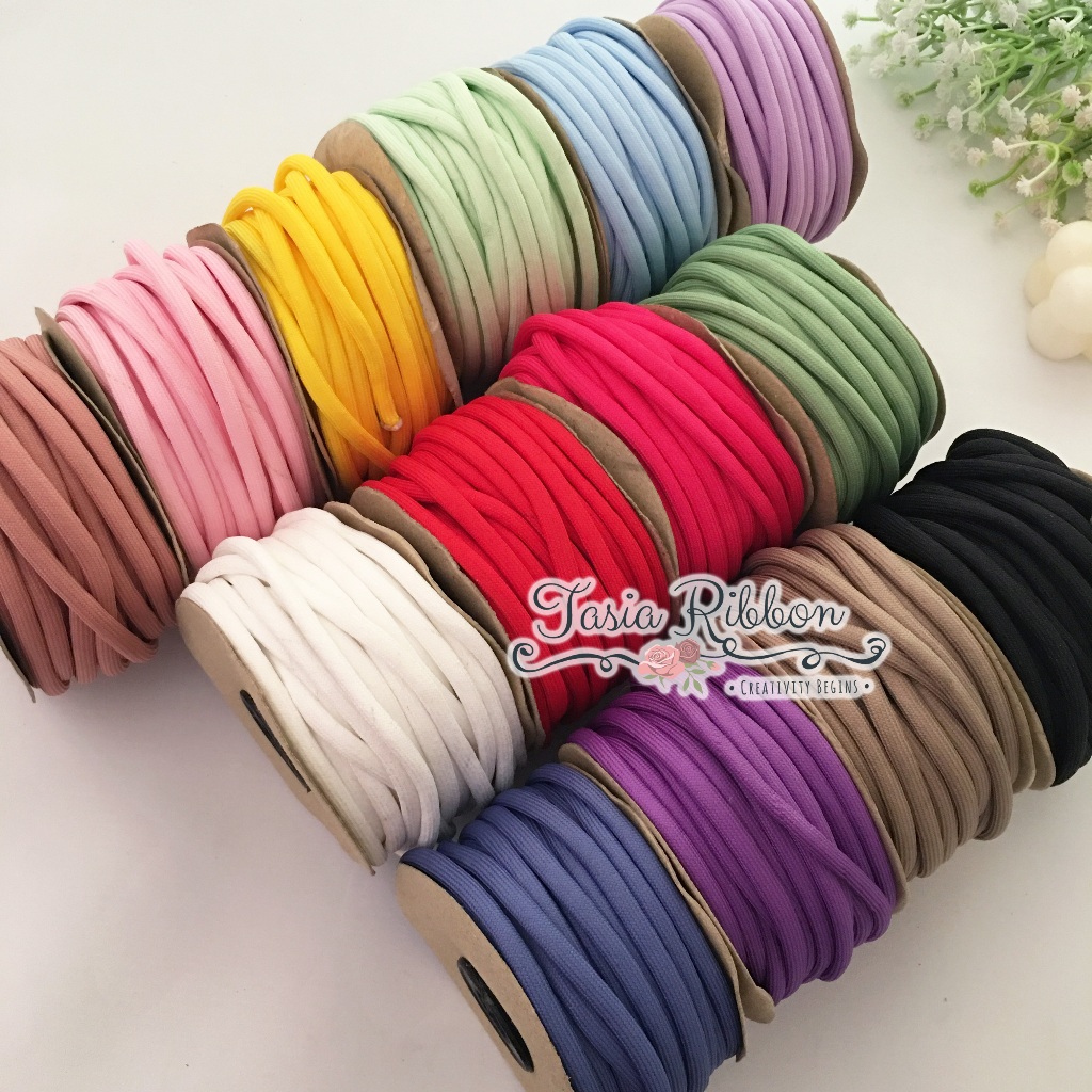 Jual Tali Paracord Polos 5mm (Tali Bahan DIY) (3 Meter) | Shopee Indonesia