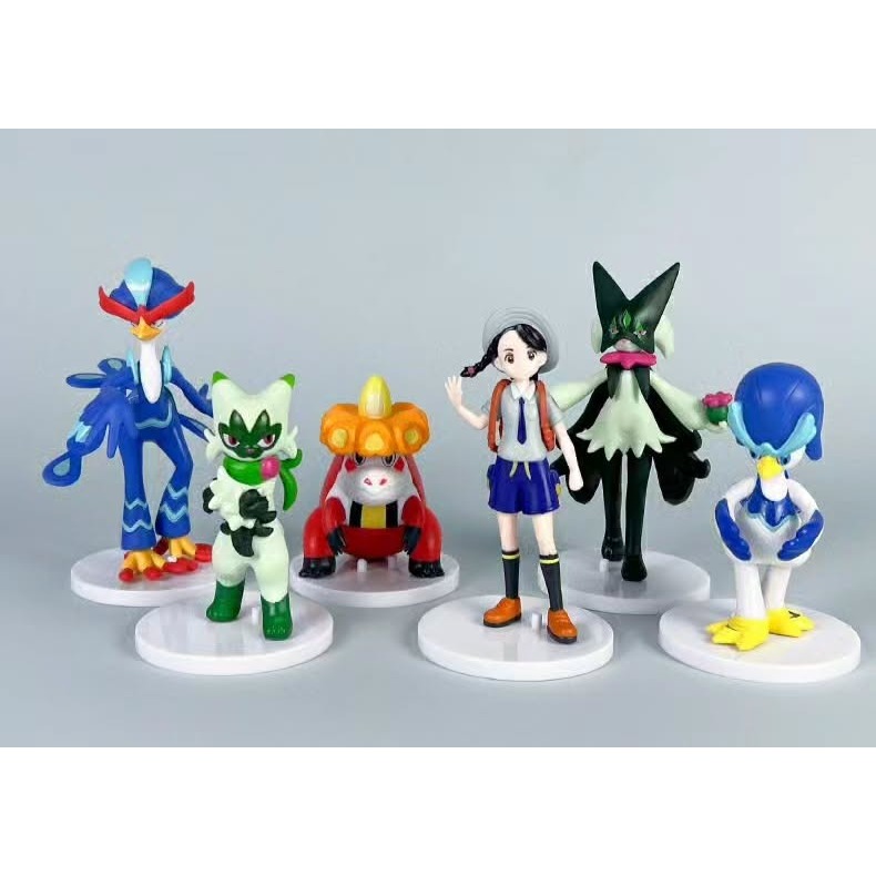 Jual Action Figure Pokemon Scale World Paldea Set isi 6Pcs | Shopee ...