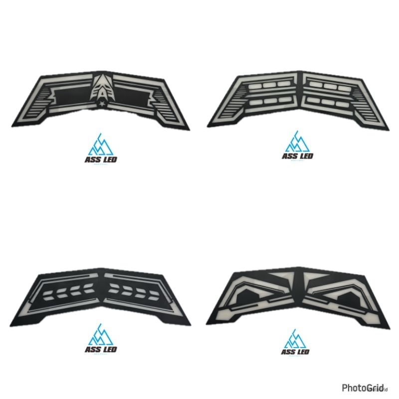 Jual AKRILIK BAHAN STOPLAMP LAZY NMAX OLD MOTIF + CAT BELUM TEKUK ...