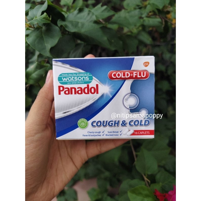 Jual Panadol Cough & Cold Flu Singapore isi 16 caplets | Shopee Indonesia