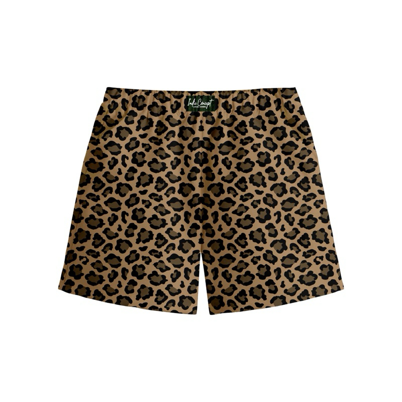 Jual Boxer Pants | Leopard | White | Indie Concept | Shopee Indonesia