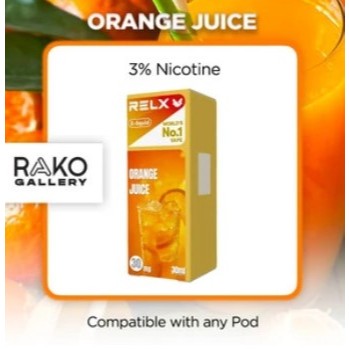 Jual Relx Liquid Salt Nic 30ml Orange Juice | Shopee Indonesia