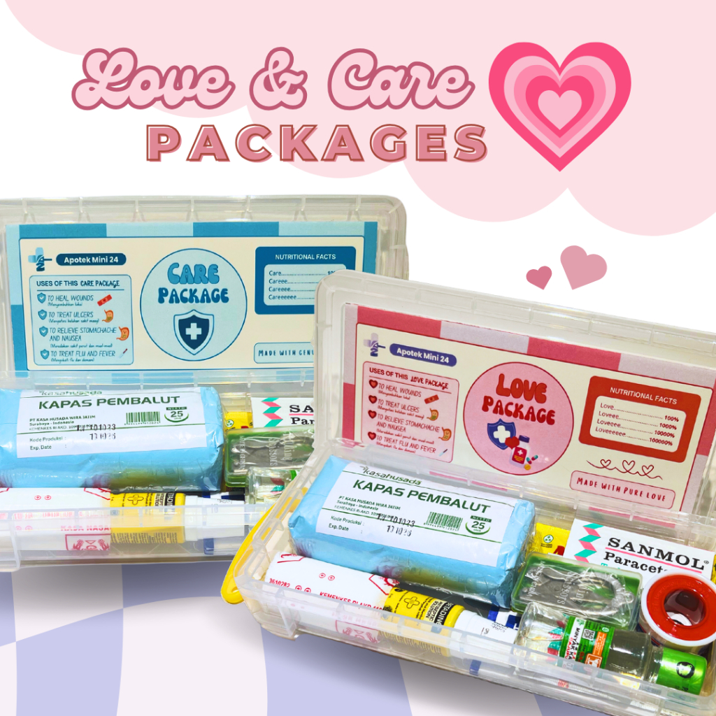 Jual (READY STOCK) Love & Care Packages Kado Unik by Apotek Mini 24 ...