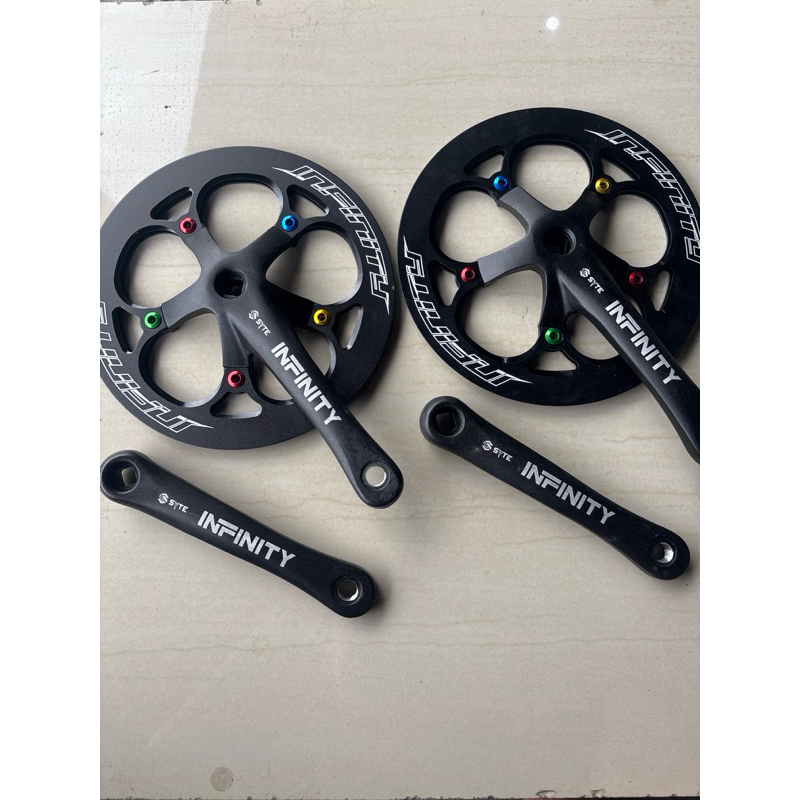 Jual single crank syte infinity 53t bb as kotak sepeda bmx fixie minion ...