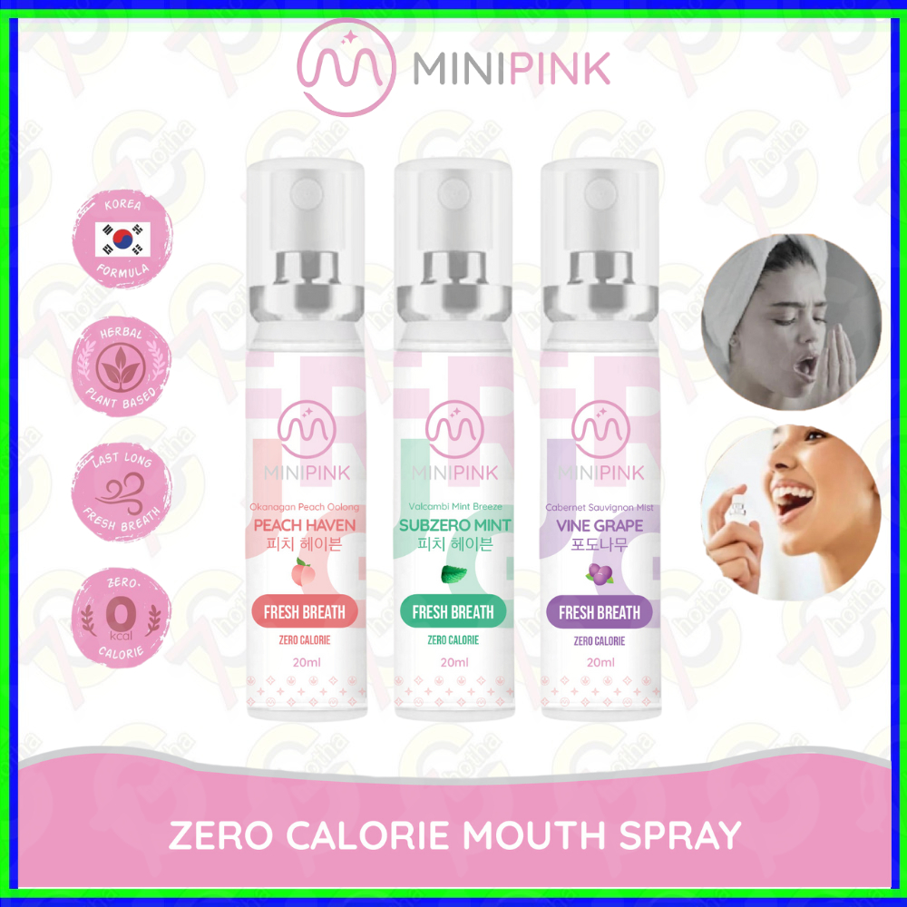 Jual 【7C】MINIPINK Spray Penghilang Bau Mulut Dan Penyegar Mulut Dengan ...