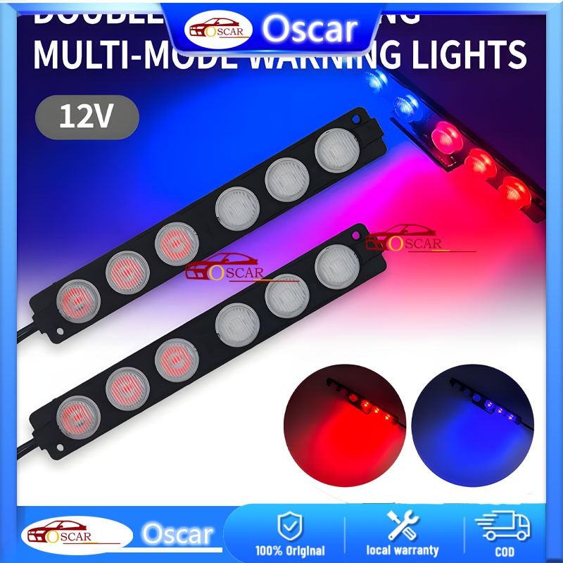 Jual Lampu LED Kolong 6 Mata Kedip Strobo Flash Kedap Kedip Blitz DC 12 Volt Motor Mobil Truk DC ...