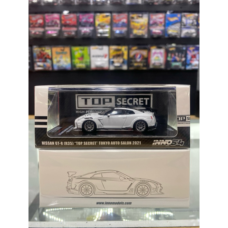 Jual INNO 64 Nissan GT-R R35 TOP SECRET TOKYO AUTO SALON 2021 | Shopee ...