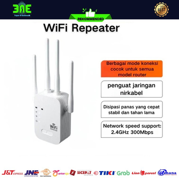 Jual Access Point Wifi Range Extender Router Repeater 2.4Ghz 300Mbps 4 ...