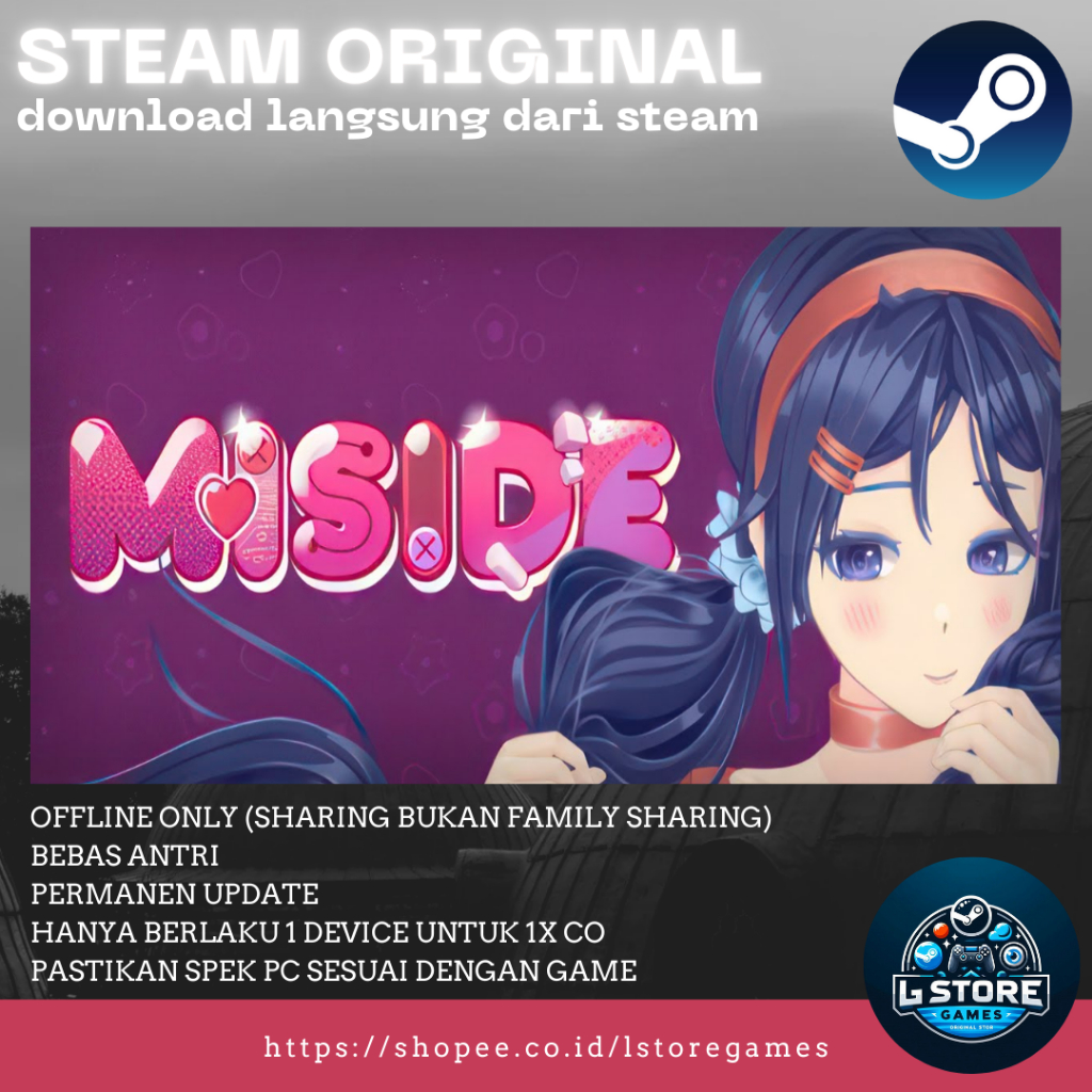 Jual MiSide Subs Indonesia Game PC Sharing Original Offline | Shopee Indonesia