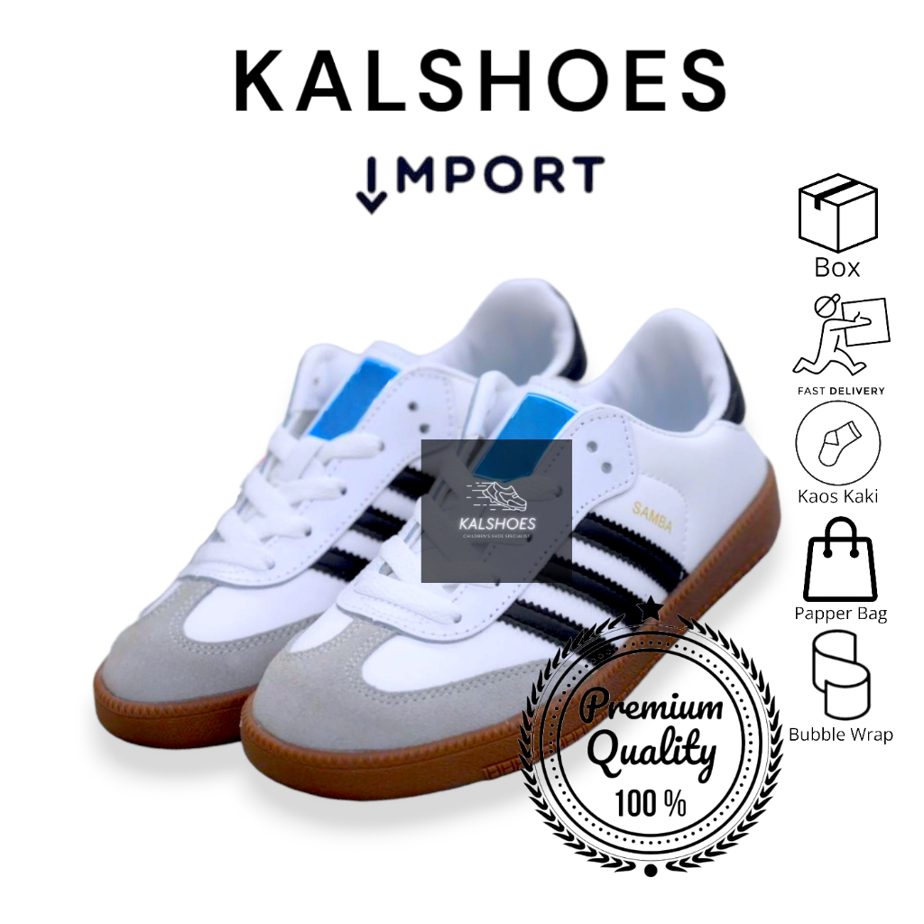 Jual Sepatu Sneakers Samba Anak Grade Original Premium Quality Umur 1 2 ...
